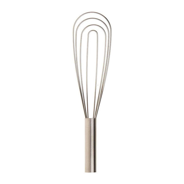 Flat Roux Whisk 12 inch Heavy Gauge | Kitchen Outfitters